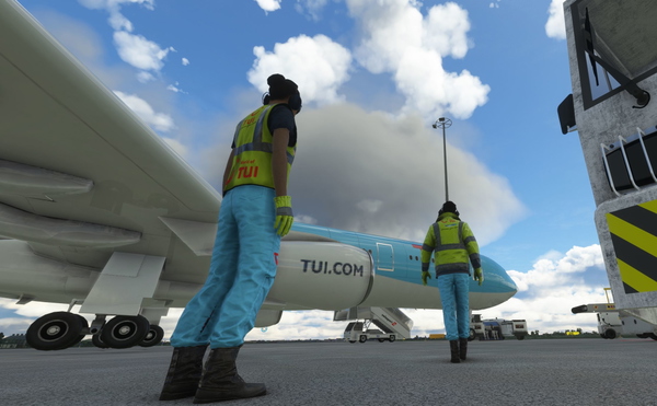 [Ground Handling] AirEuropa Textures for Microsoft Flight Simulator | MSFS