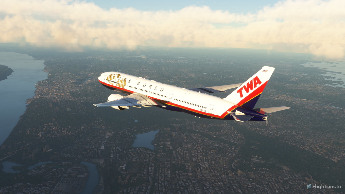 TWA [8K] - CS 777-200 for Microsoft Flight Simulator | MSFS