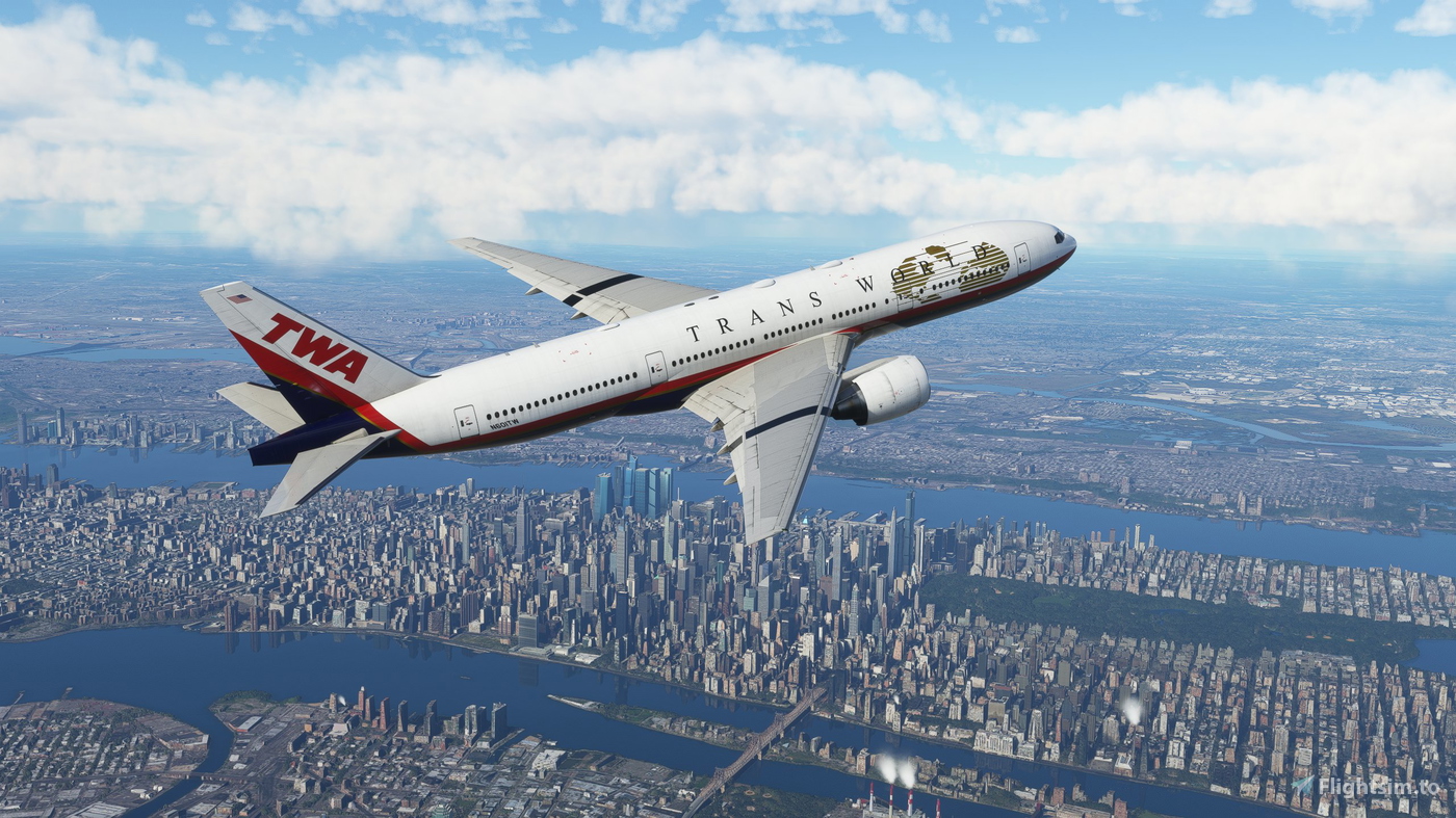 TWA [8K] - CS 777-200 for Microsoft Flight Simulator | MSFS