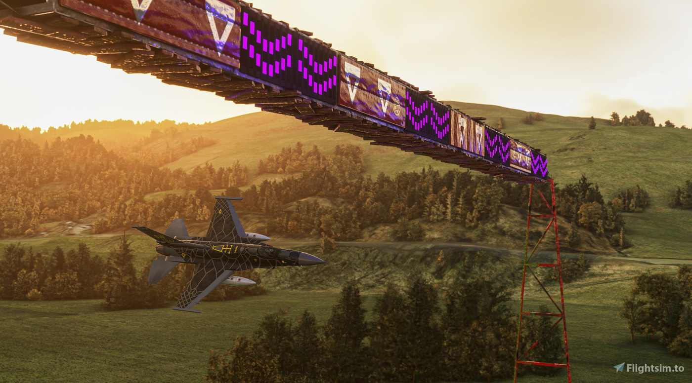 UK Aerobatics Mach Loop (scenery + flight plan) for Microsoft Flight ...