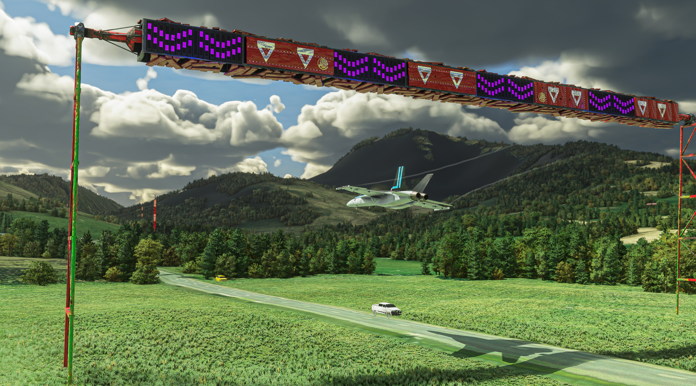 UK Aerobatics Mach Loop (scenery + flight plan) - MSFS Add-on ...