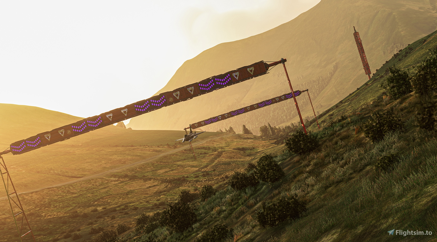 UK Aerobatics Mach Loop (scenery + flight plan) for Microsoft Flight ...