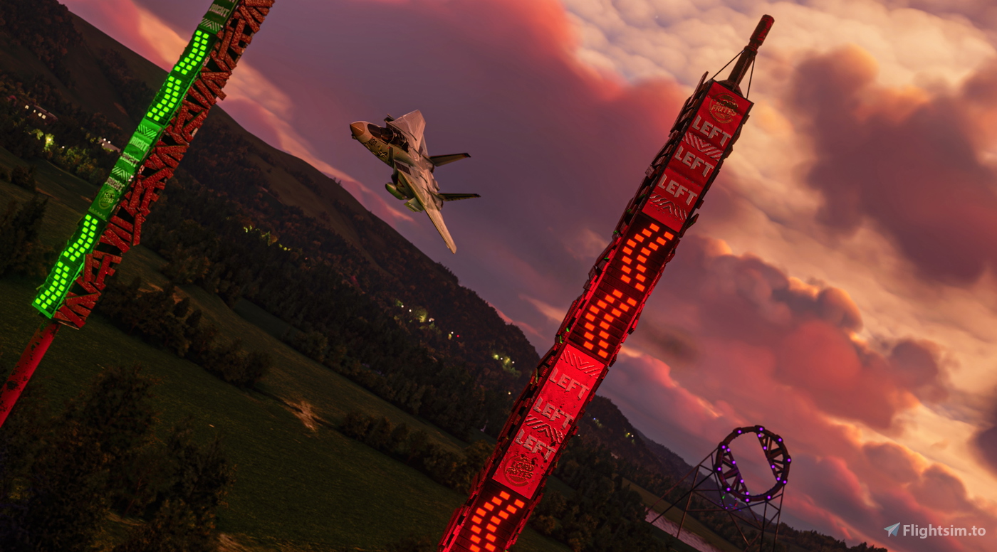 UK Aerobatics Mach Loop (scenery + flight plan) for Microsoft Flight ...