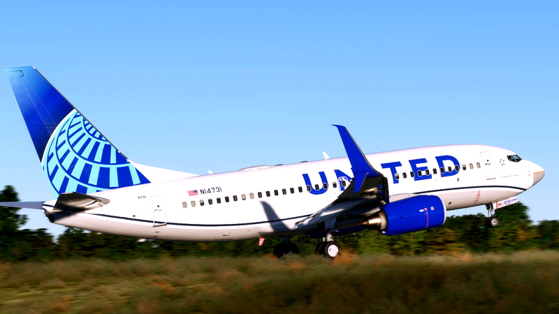 United Airlines [4K] "Mismatched Radome" N14371 for Microsoft Flight ...