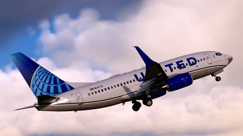 United Airlines [4K] "Mismatched Radome" N14371 for Microsoft Flight ...