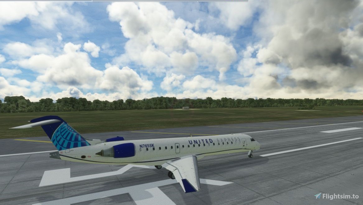 UNITED EXPRESS CRJ700 FSX conversion for Microsoft Flight Simulator | MSFS