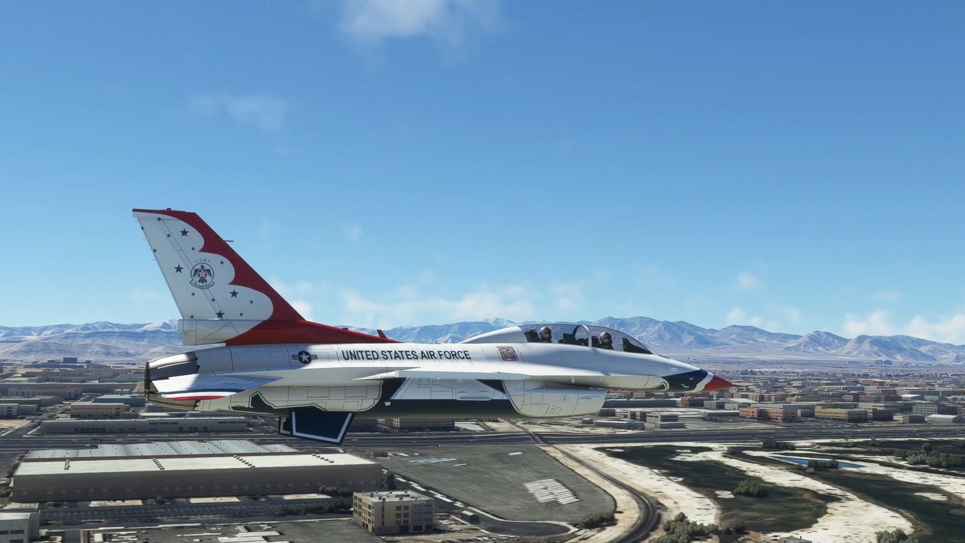 USAF Thunderbirds F-16D Number 8 для Microsoft Flight Simulator | MSFS