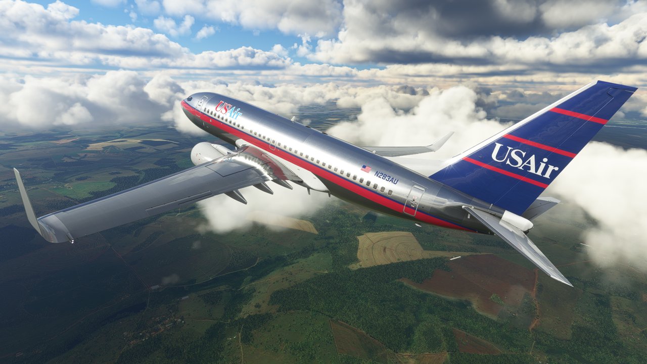 USAir N283AU - PMDG Boeing 737-700 for Microsoft Flight Simulator | MSFS