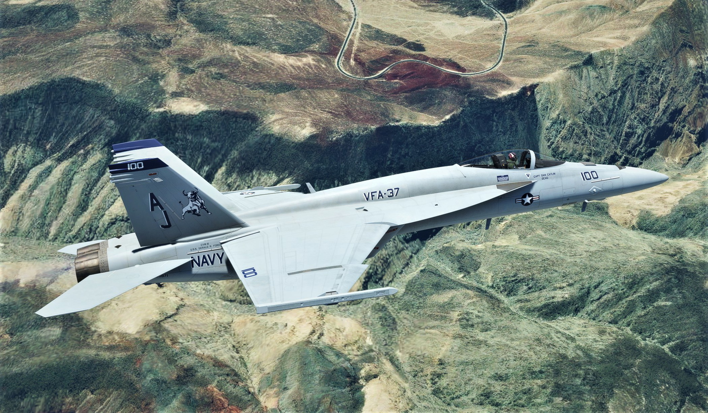 VFA-37 Ragin' Bulls Package - Asobo F/A-18E (CAG and Line Jets) for ...
