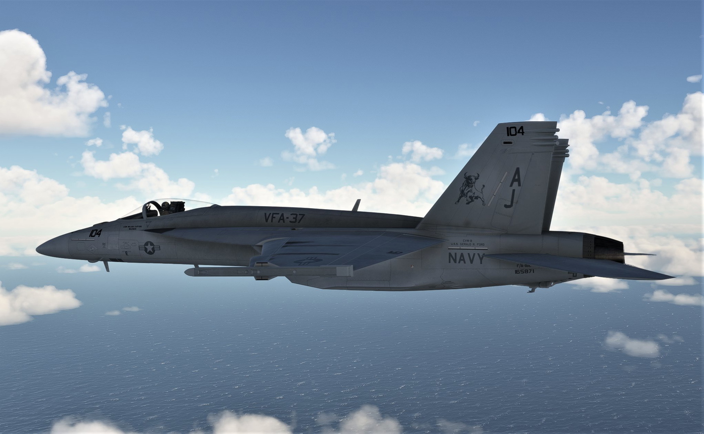 VFA-37 Ragin' Bulls Package - Asobo F/A-18E (CAG and Line Jets) for ...