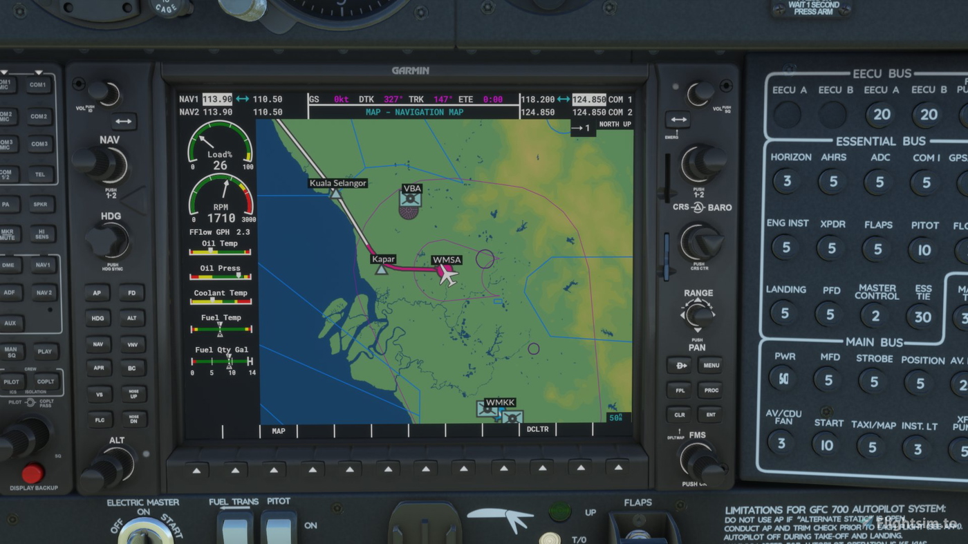 VFR WAYPOINTS MALAYSIA for Microsoft Flight Simulator | MSFS