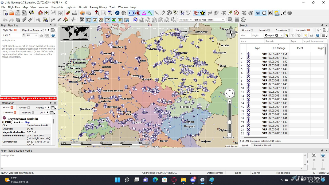 VFR Waypoints of the world for LittleNavMap for Microsoft Flight ...