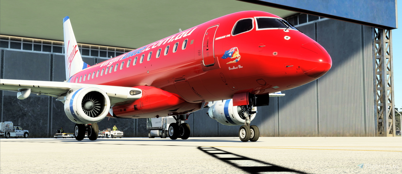 Virgin Blue VH-ZHB Embraer E170-100-AR for Microsoft Flight Simulator ...