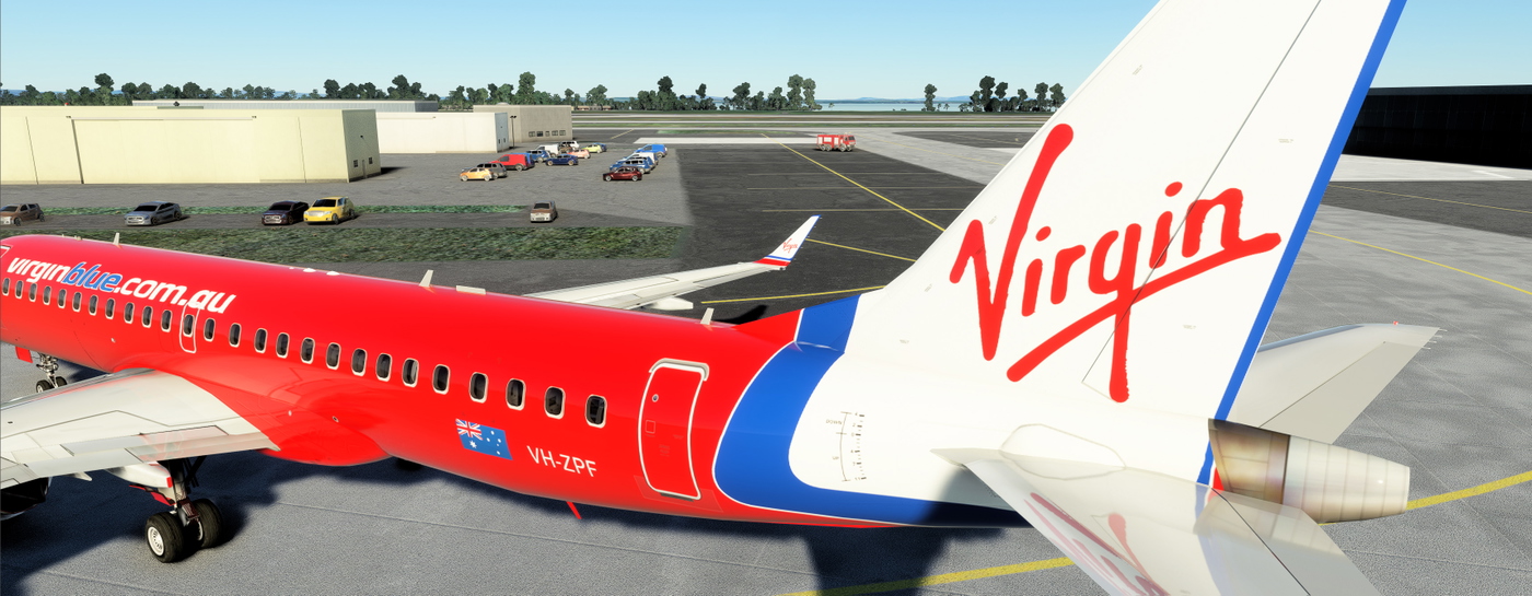 Virgin Blue VH-ZPF Embraer E190AR for Microsoft Flight Simulator | MSFS