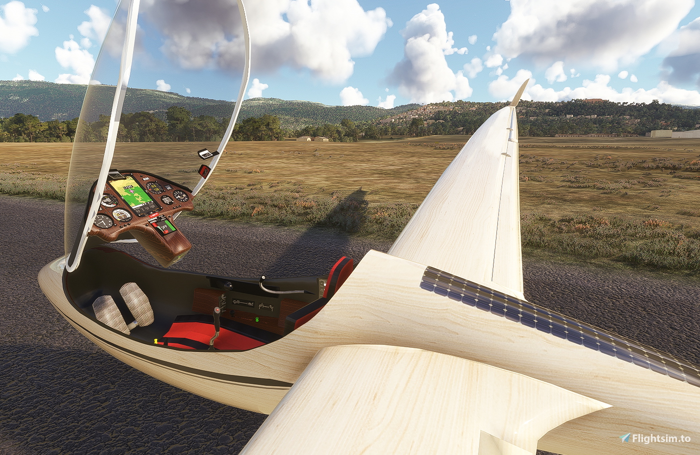 Wooden livery for the AS33_MadoloB21 Glider for Microsoft Flight ...