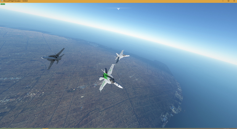 Formation flight AI for F/A18 for Microsoft Flight Simulator | MSFS