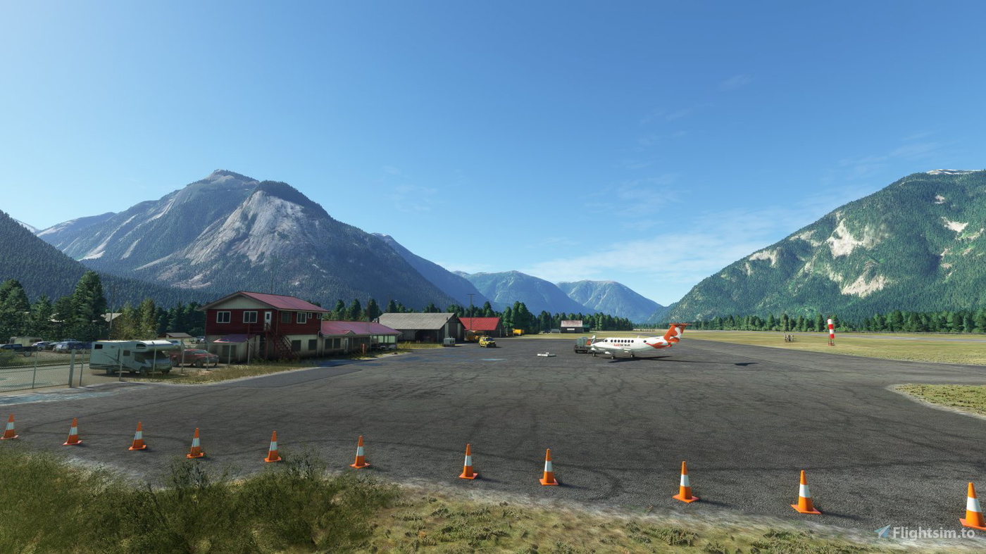 08 Canada BC pacific coast Bella Coola CYBD for Microsoft Flight ...