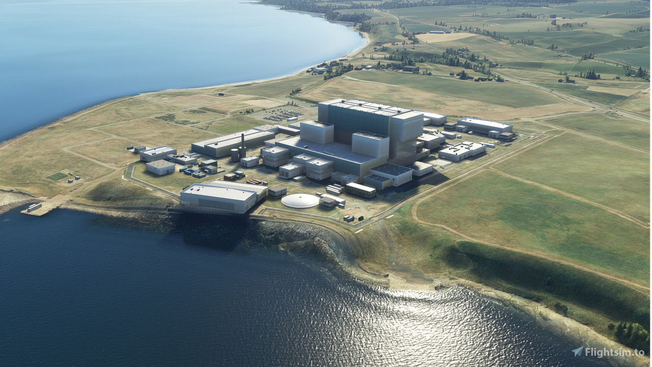 Torness Nuclear Power Station, East Lothian for Microsoft Flight ...