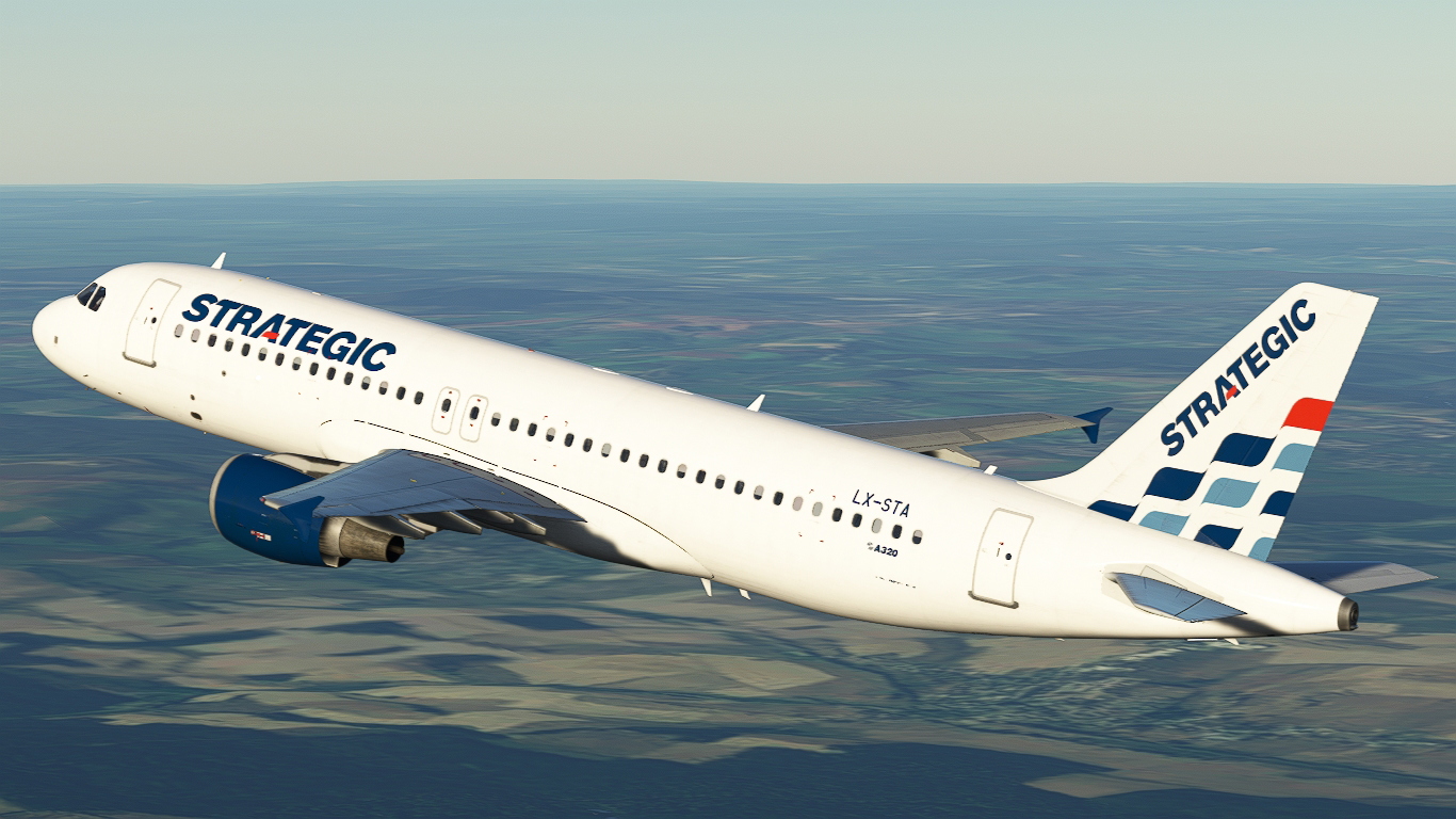 Strategic Airlines Luxembourg LX-STA for Microsoft Flight Simulator | MSFS