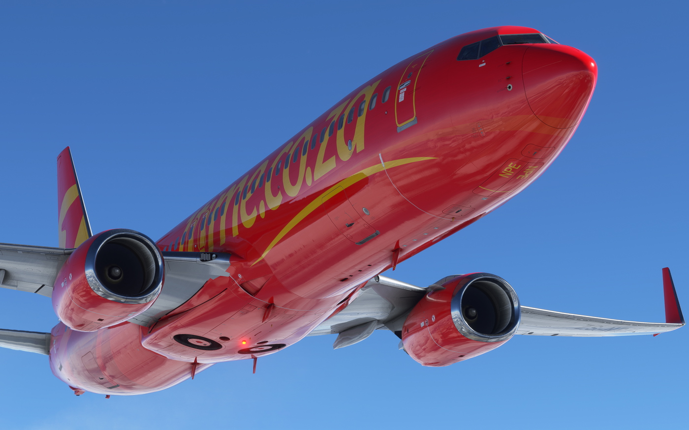 1Time Airlines Boeing 737-800 PMDG ZS-NPE Fictional for Microsoft ...