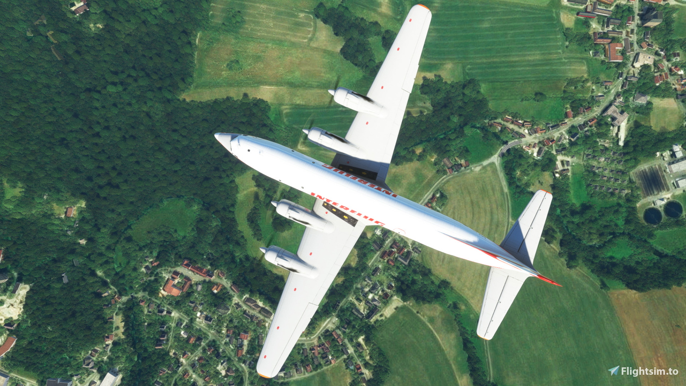 PMDG DC-6 Interflug (DDR-STG, DDR-STI, DDT-STK) för Microsoft Flight ...