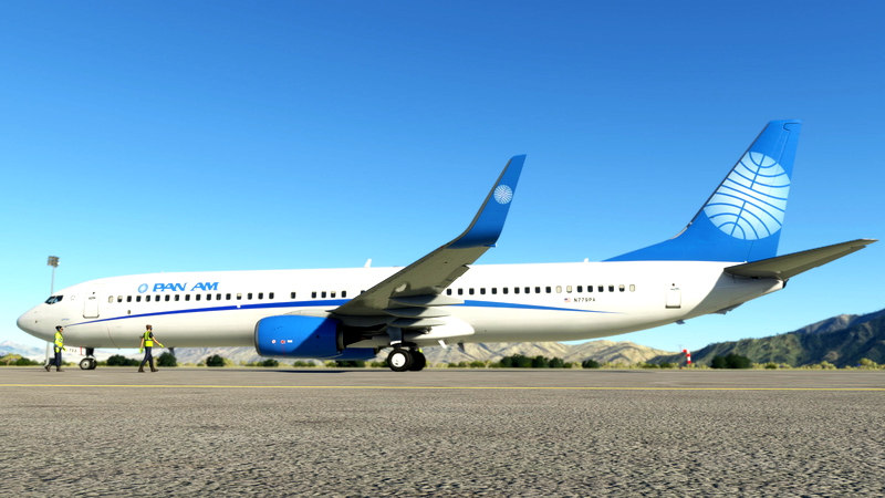Pan Am 2023 Fictional Livery (PMDG 737-900 and 900ER) for Microsoft Flight Simulator | MSFS