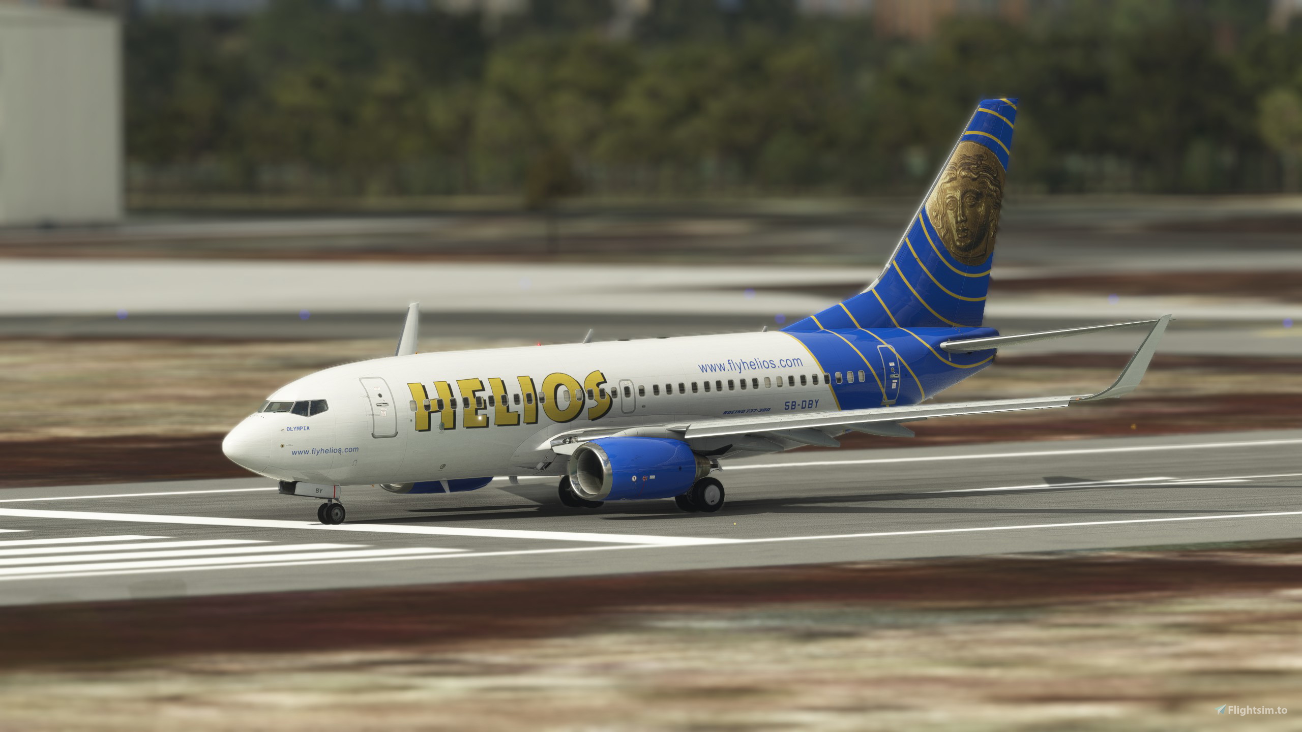 [4K][737-700] Helios Airways 5B-DBY Olympia para Microsoft Flight ...