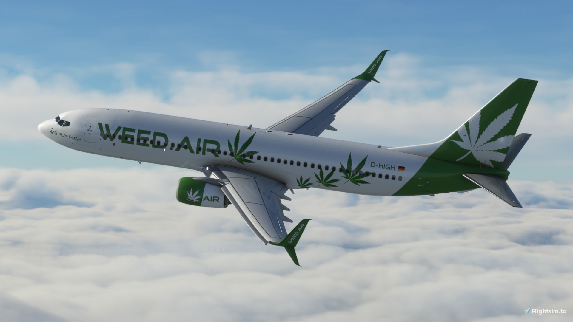 |4K| WEED.AIR PMDG 737-800|D-BONG (WL) and D-HIGH (SSW)| - MSFS Add-on ...