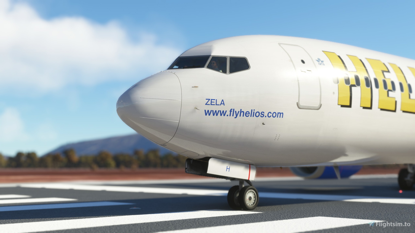 [4K][737-800] Helios Airways 5B-DBH Zela for Microsoft Flight Simulator ...