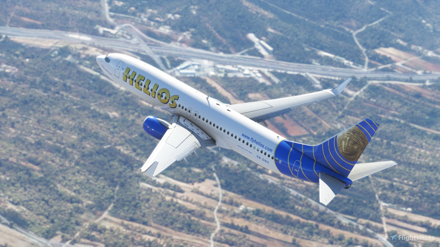 [4K][737-800] Helios Airways 5B-DBH Zela for Microsoft Flight Simulator ...
