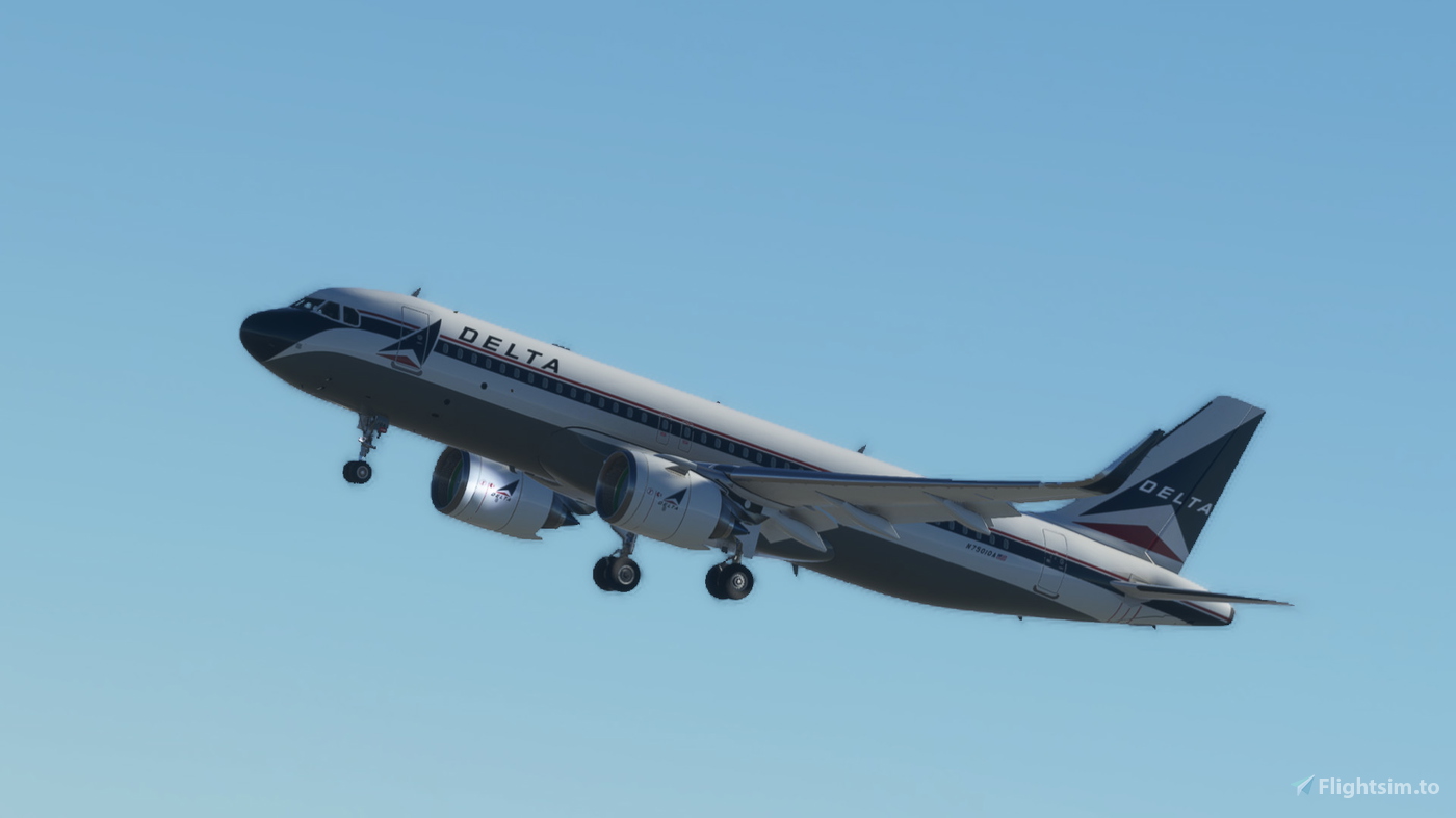 [A32NX] Delta 'Widget' N75010A [8K] Livery for Microsoft Flight ...