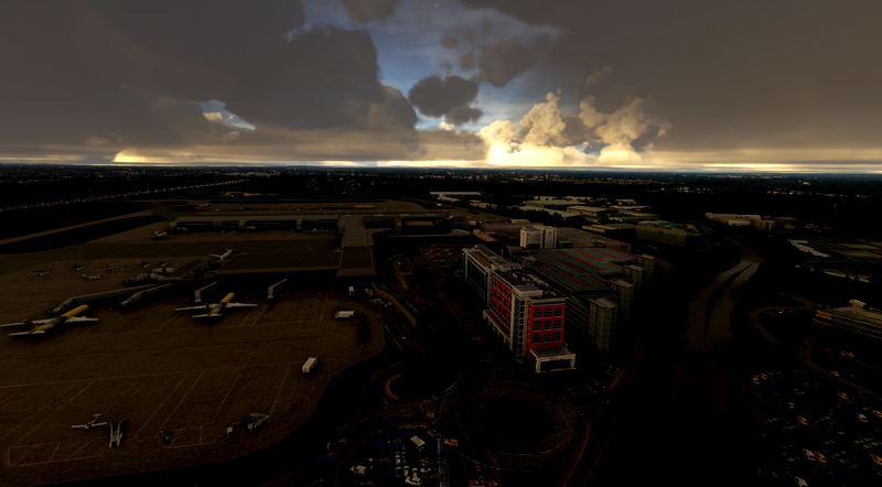 Surrounding buildings for Birmingham International Airport [EGBB ...