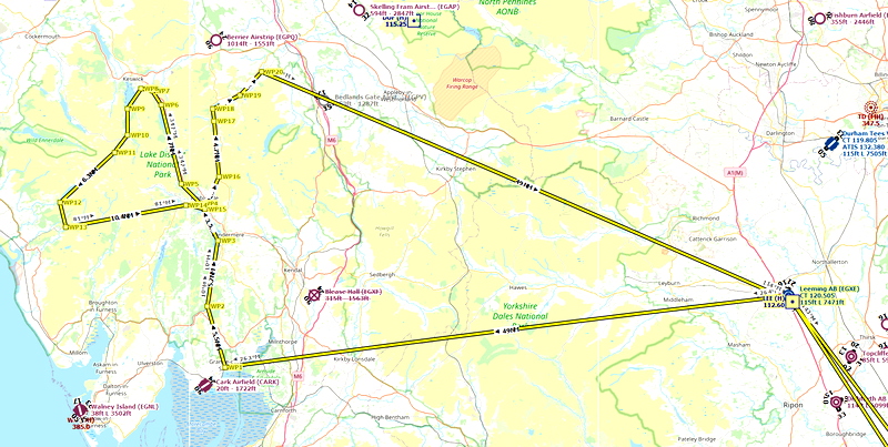 LFA17 RAF Typhoon Low Level Sortie - Coningsby, Thirlmere, Rosthwaite ...