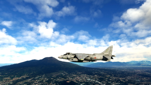 McDonnell-Douglas AV-8B+ Harrier II Italian Navy GAI "Wolves" #03 and ...