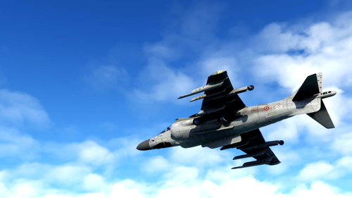 McDonnell-Douglas AV-8B+ Harrier II Italian Navy GAI "Wolves" #03 and ...