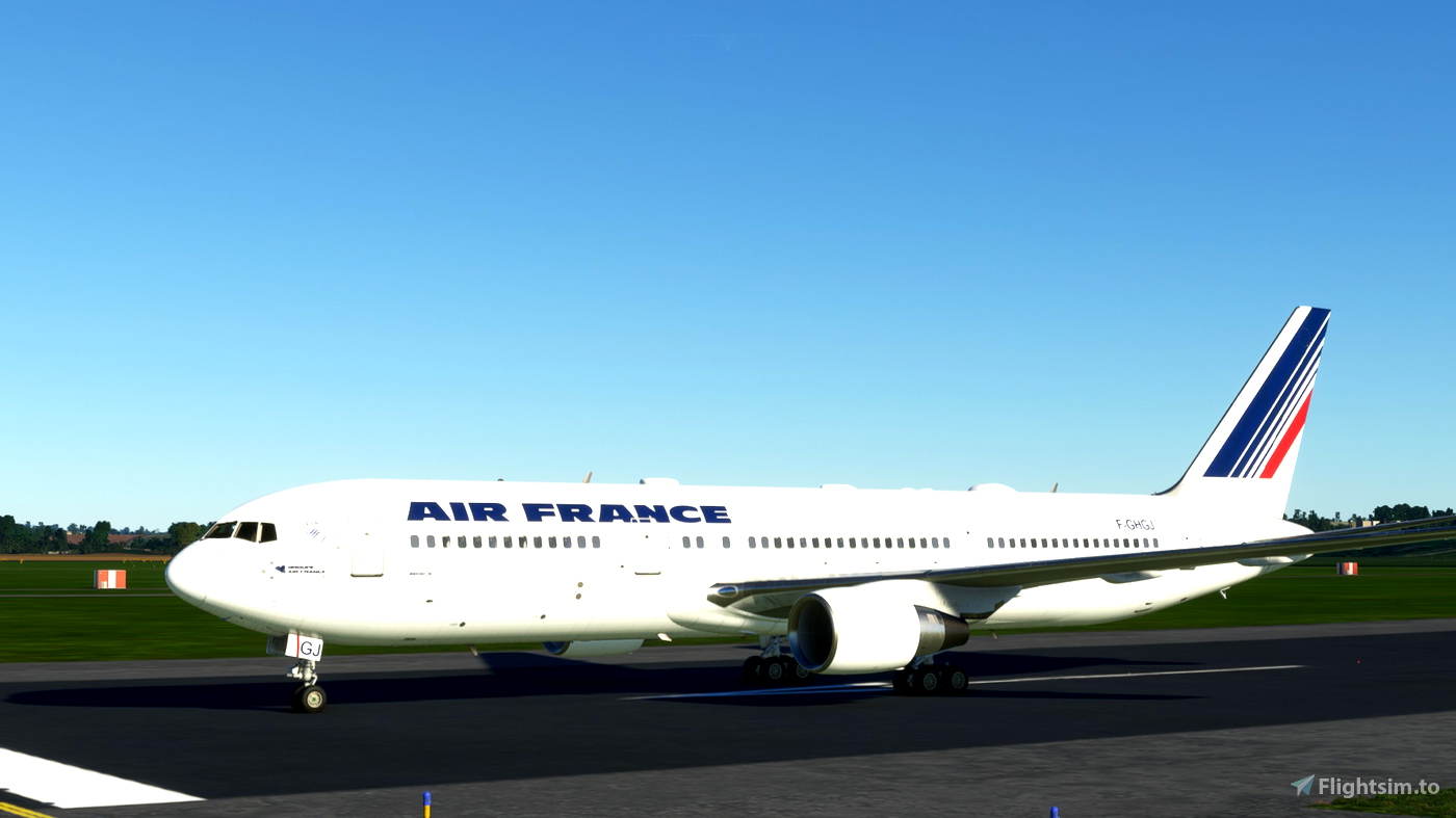 CaptainSim Boeing 767-300ER Air France F-GHGJ for Microsoft Flight ...