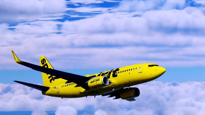 737-700 Spirit Airlines (N779NK) pour Microsoft Flight Simulator | MSFS