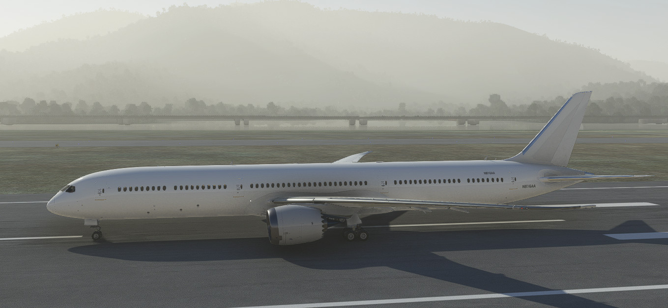 787 Plain Livery for Microsoft Flight Simulator | MSFS