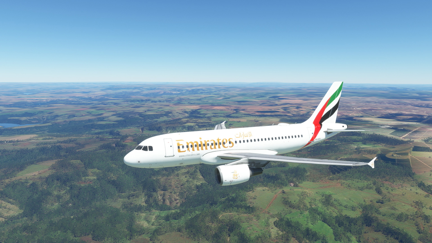 EMIRATES A319CEO 8K for Microsoft Flight Simulator | MSFS