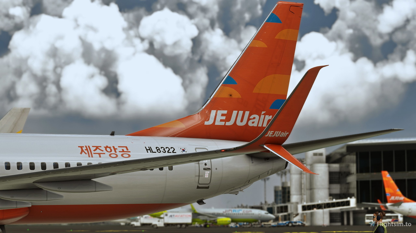 [8K&4K]JejuAir livery for PMDG 737-800 for Microsoft Flight Simulator | MSFS