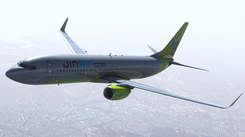 [8K&4K]Jinair livery for PMDG 737-800 for Microsoft Flight Simulator | MSFS