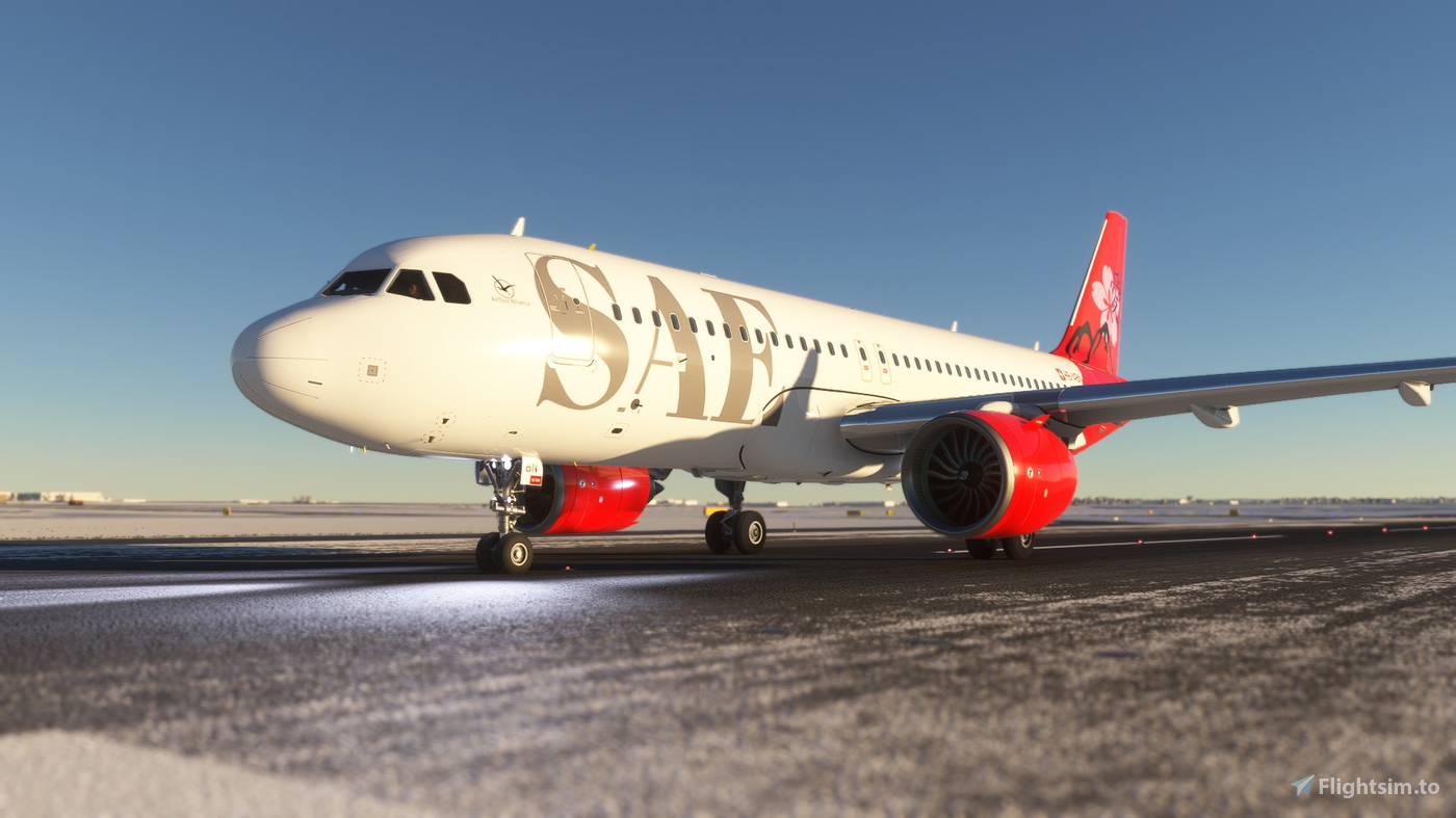 [8K][A32NX]SwissANA Express(SAE) HB-ABN for Microsoft Flight Simulator ...