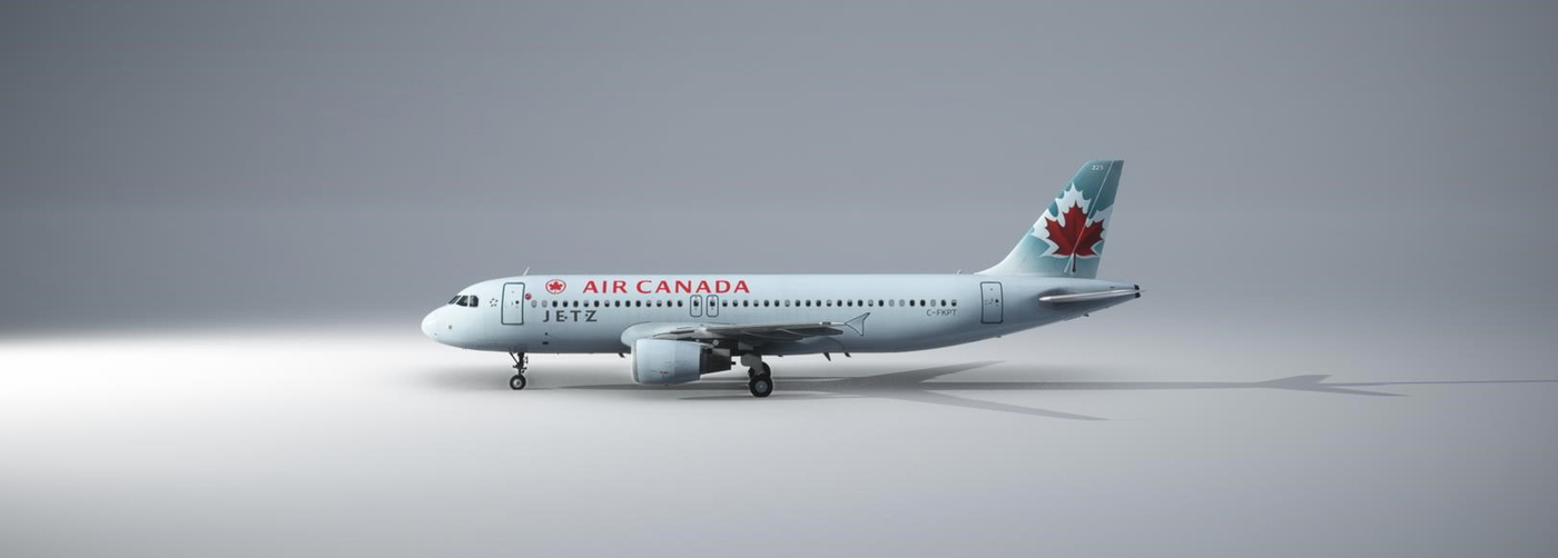 [8K] Fenix 320-211 Air Canada Jetz "Icy Blue" Livery | C-FKPT ...