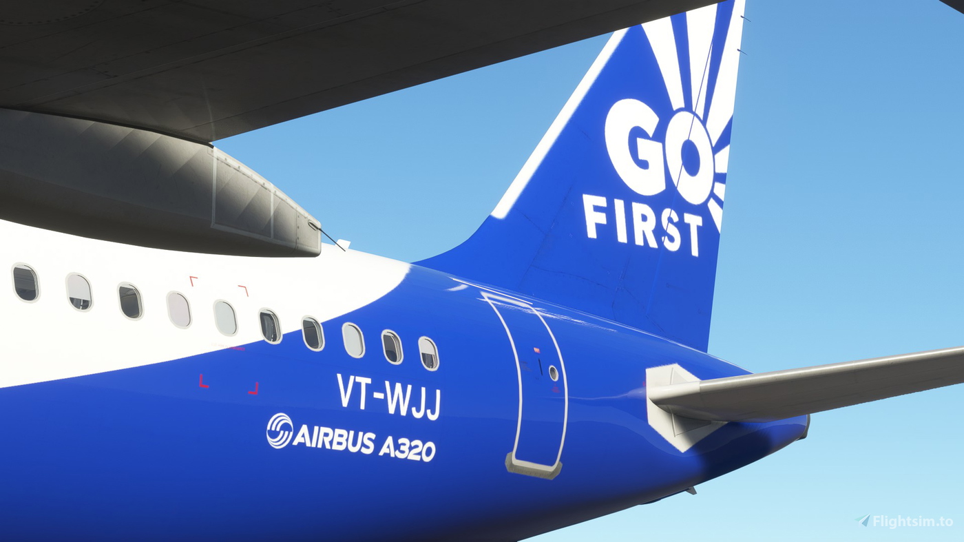 [8K][4K][FENIX] Go First VT-WJJ for Microsoft Flight Simulator | MSFS