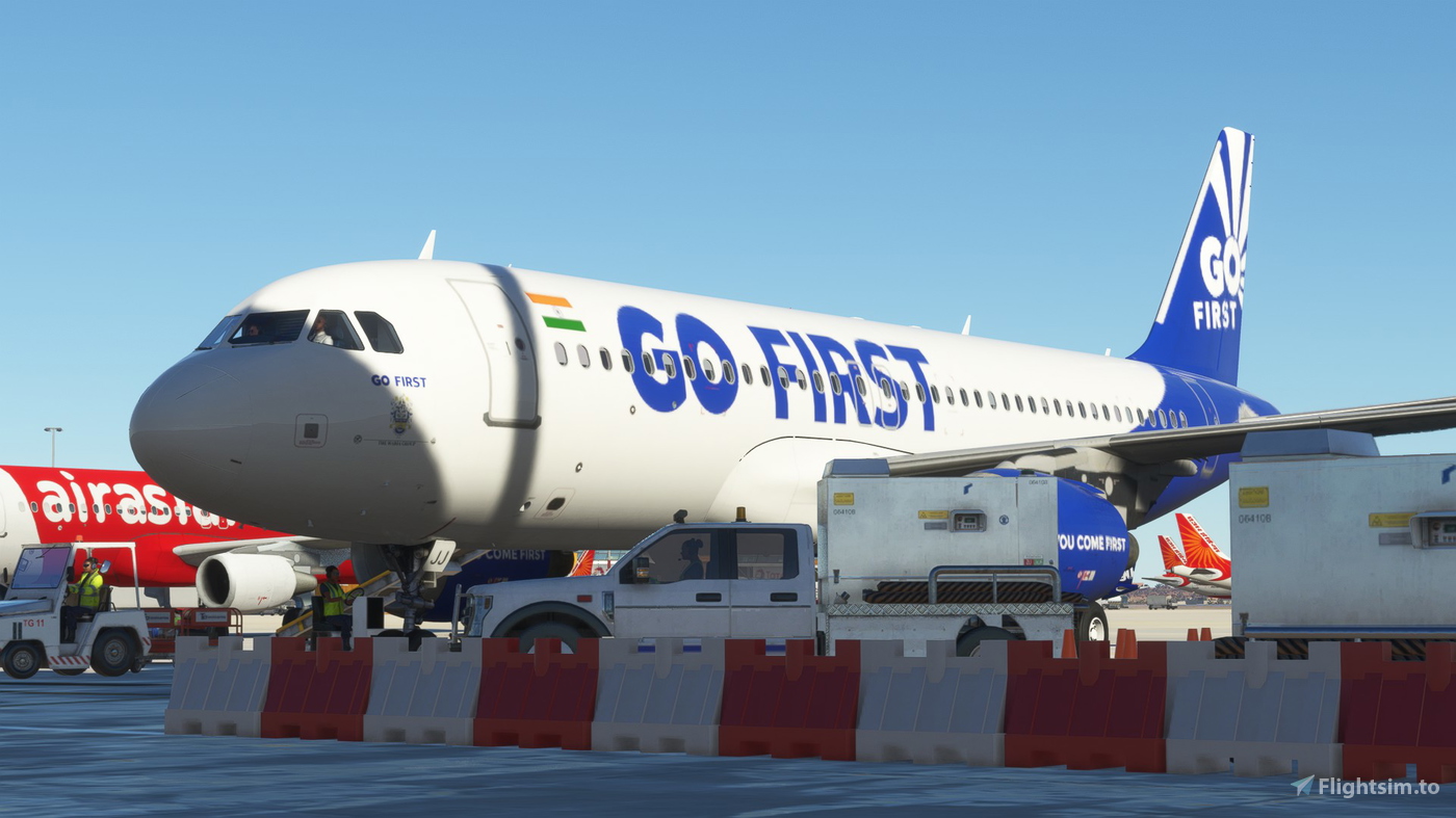 [8K][4K][FENIX] Go First VT-WJJ for Microsoft Flight Simulator | MSFS