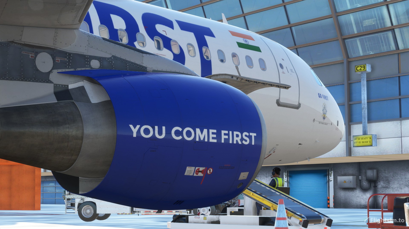 [8K][4K][FENIX] Go First VT-WJJ for Microsoft Flight Simulator | MSFS