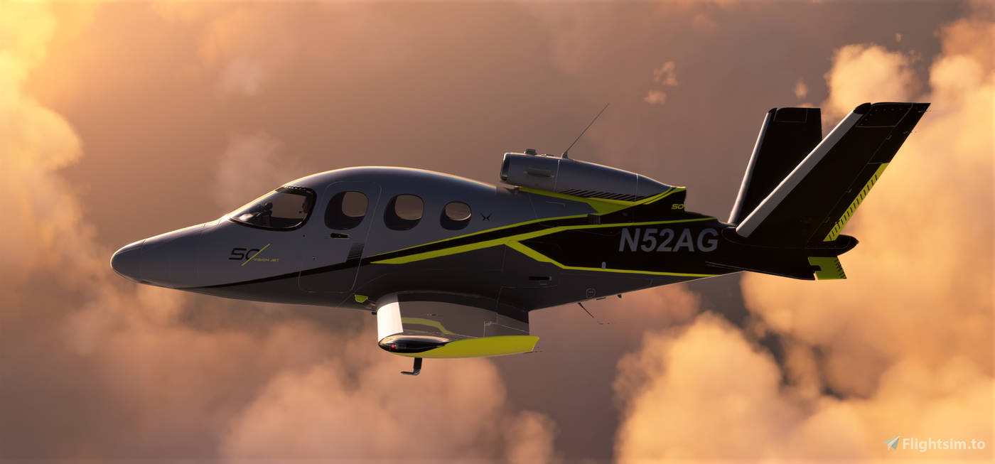 8K | SF50 Vision Jet G2 | N52AG for Microsoft Flight Simulator | MSFS