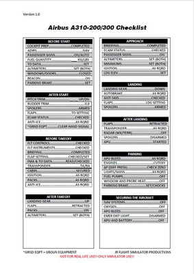 Boeing 747 Checklist for Microsoft Flight Simulator | MSFS