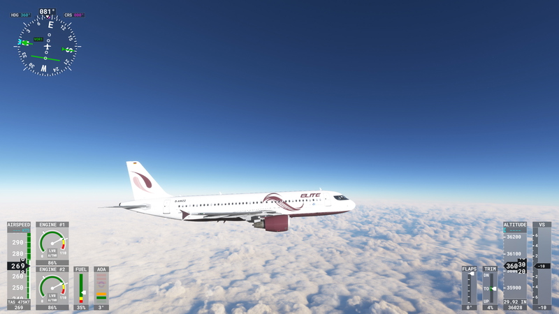 A320-200 Bluewings ELITE BWG-VA (D-AMZZ) for Microsoft Flight Simulator ...