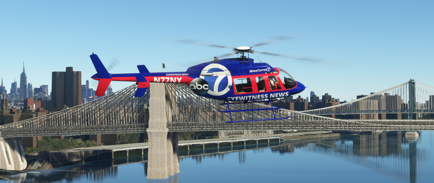 ABC 7 Eyewitness News | N77NY | Bell 407 for Microsoft Flight Simulator ...